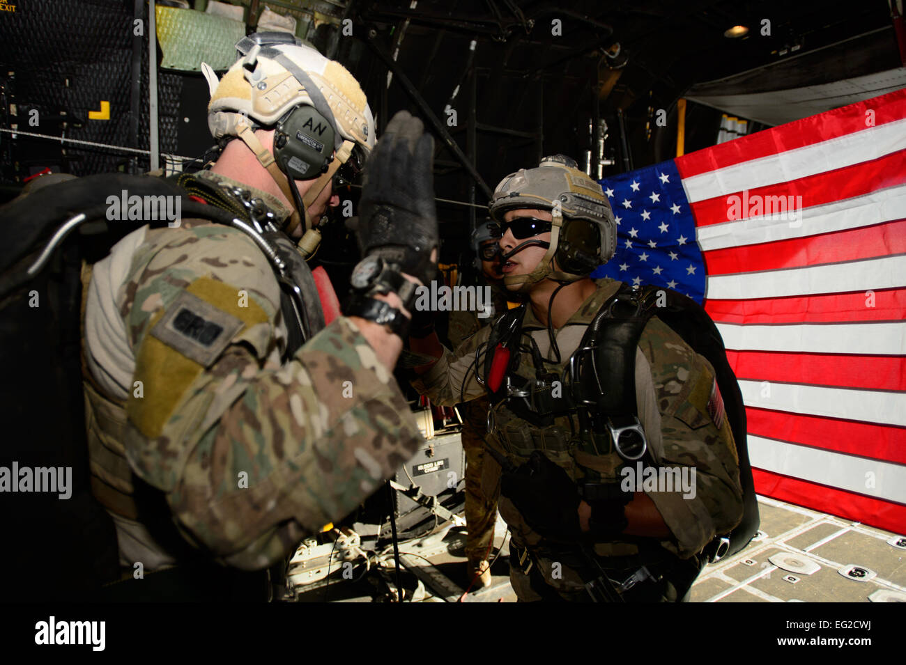U.S. Air Force Senior Airman Kristopher Tomes, a pararescueman with the ...
