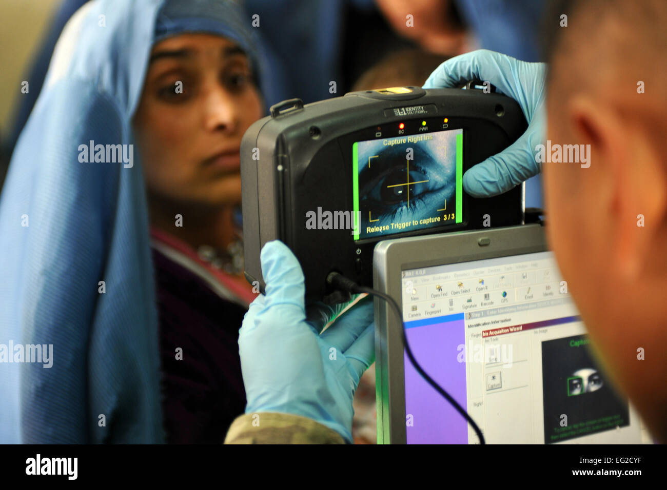 Biometrics afghanistan hi-res stock photography and images - Alamy