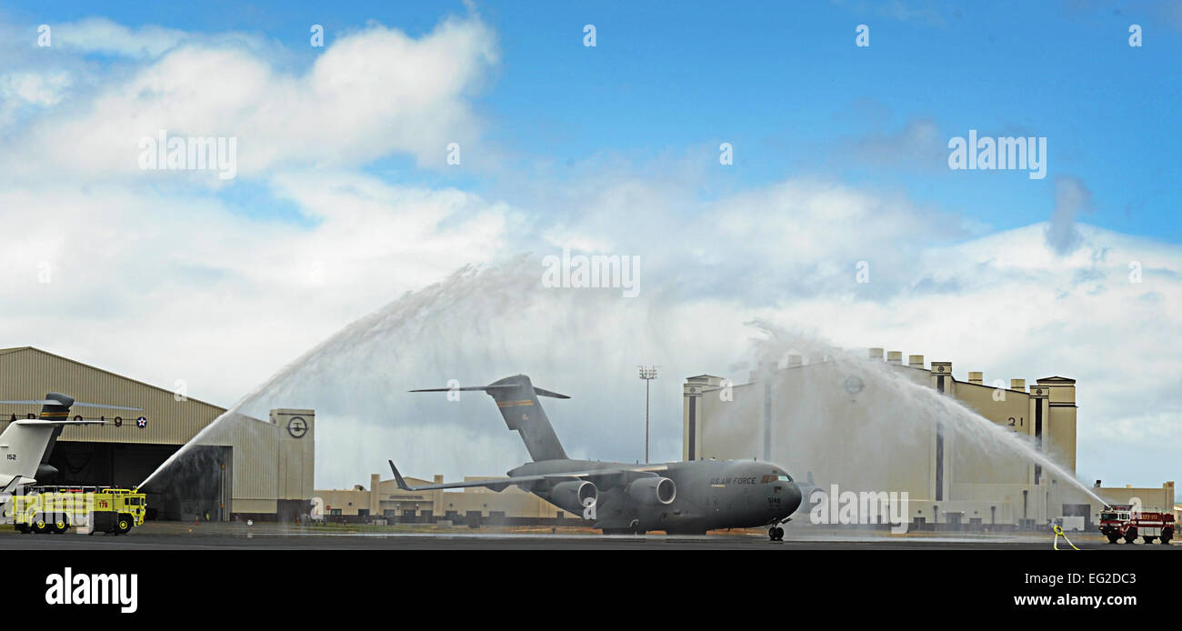 Hickam air force base fire trucks hi-res stock photography and images ...