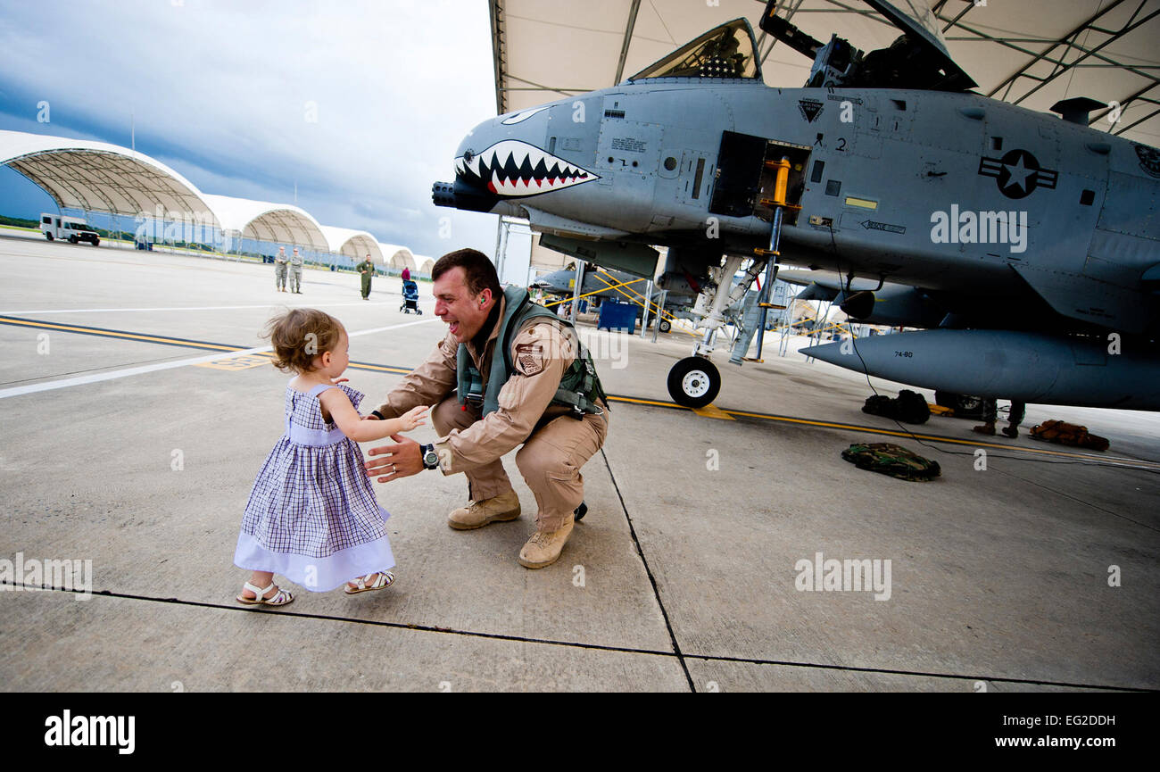 U.S. Air Force Maj. Craig Morash, 74th Fighter Squadron A-10 pilot, is ...