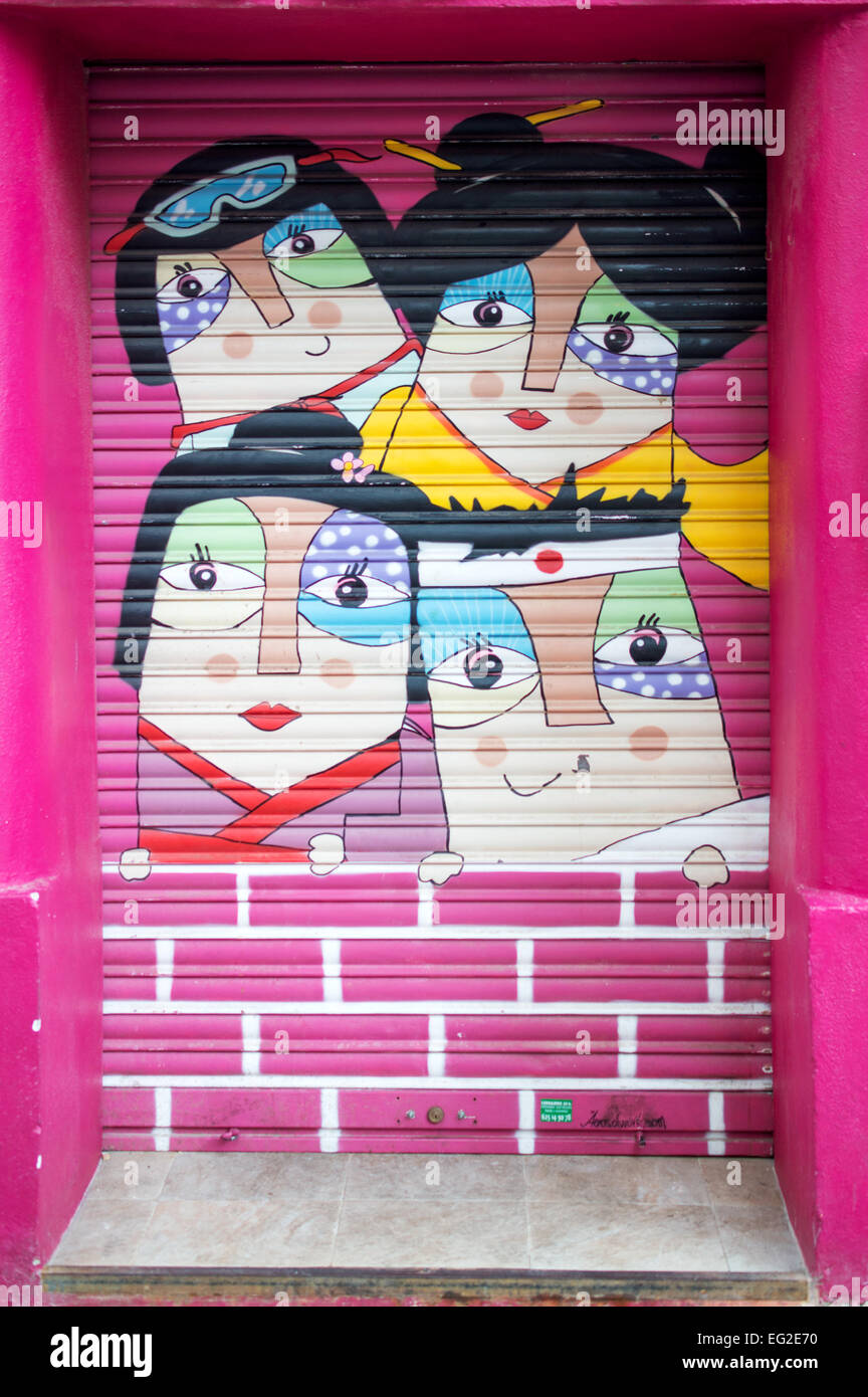 Shop shutter art hi-res stock photography and images - Alamy