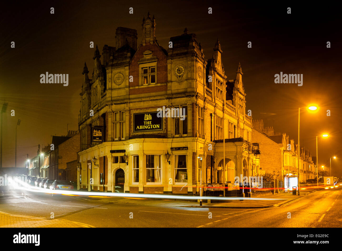 Abington Hotel. Wellingborough rd. Northampton. Early Morning Stock ...