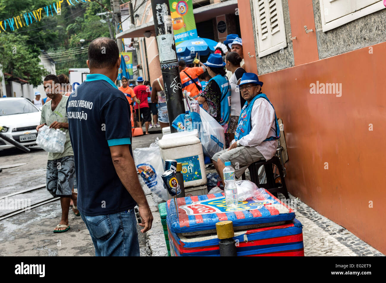 Feb. 8, 2015 - Cariocas during the so famous street carnival; also ...