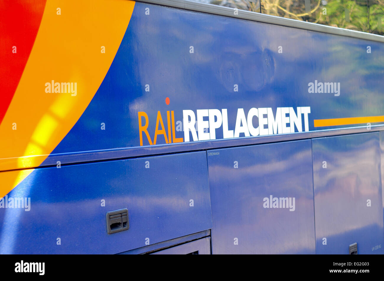 Rail replacement hi-res stock photography and images - Alamy