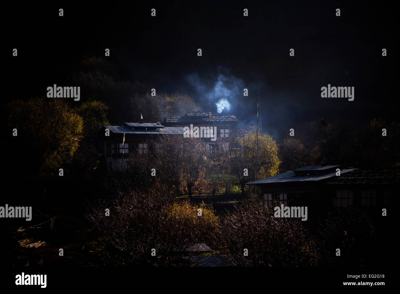 Ogyen choling village hi-res stock photography and images - Alamy