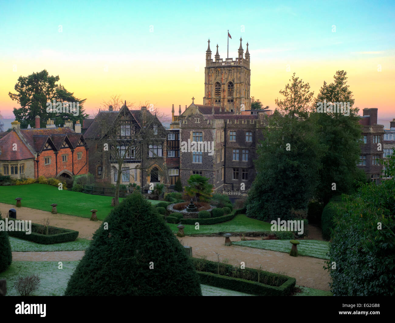 Great Malvern Abbey Hotel Stock Photo - Alamy