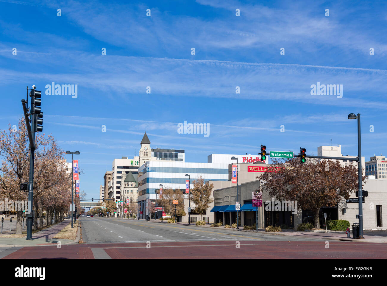 Main Street at the intersection with Waterman St looking towards ...