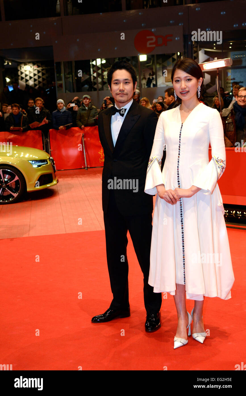 Ken'ichi Matsuyama and Ito Ohno attending the 'Ten no Chasuke/Chasuke's Journey' premiere 65th ...