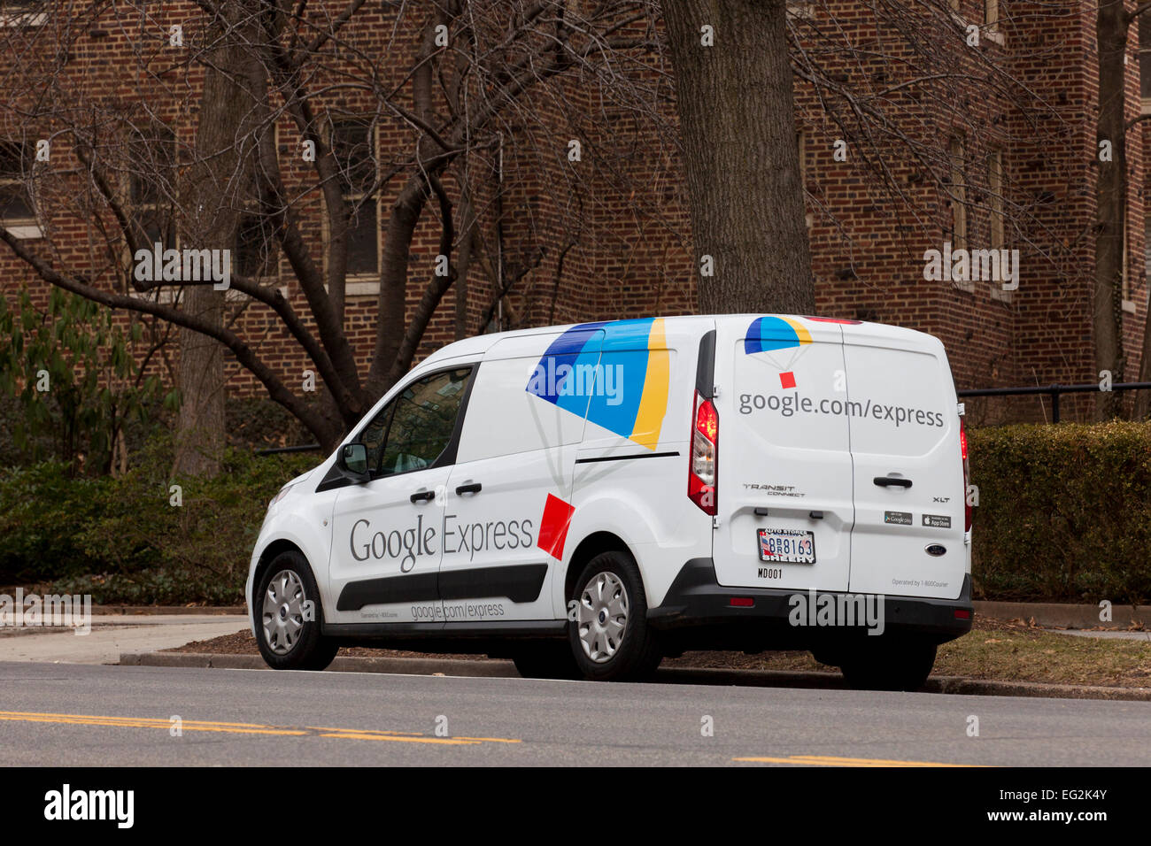 Google Express delivery van - Washington, DC USA Stock Photo - Alamy