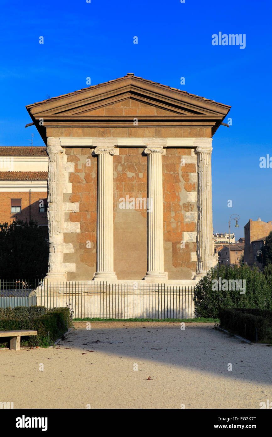Temple of Portunus (Temple of Fortuna Virilis), Forum Boarium, Rome ...