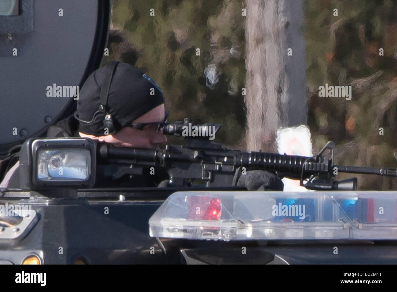 Toronto, Canada. 12th February, 2015. Members of Toronto Police ...