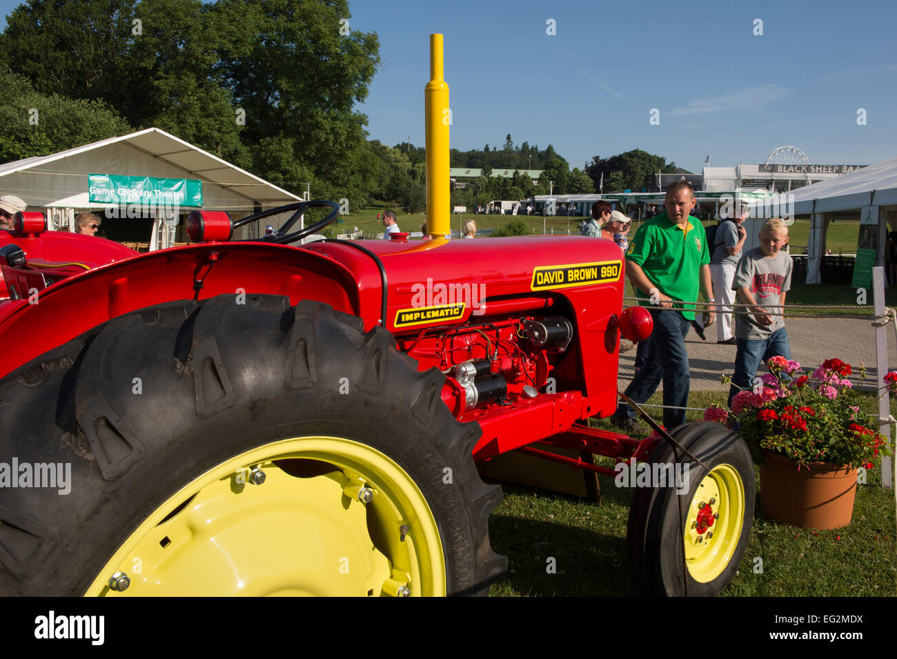 In immaculate condition, red David Brown 990 Implematic series classic ...