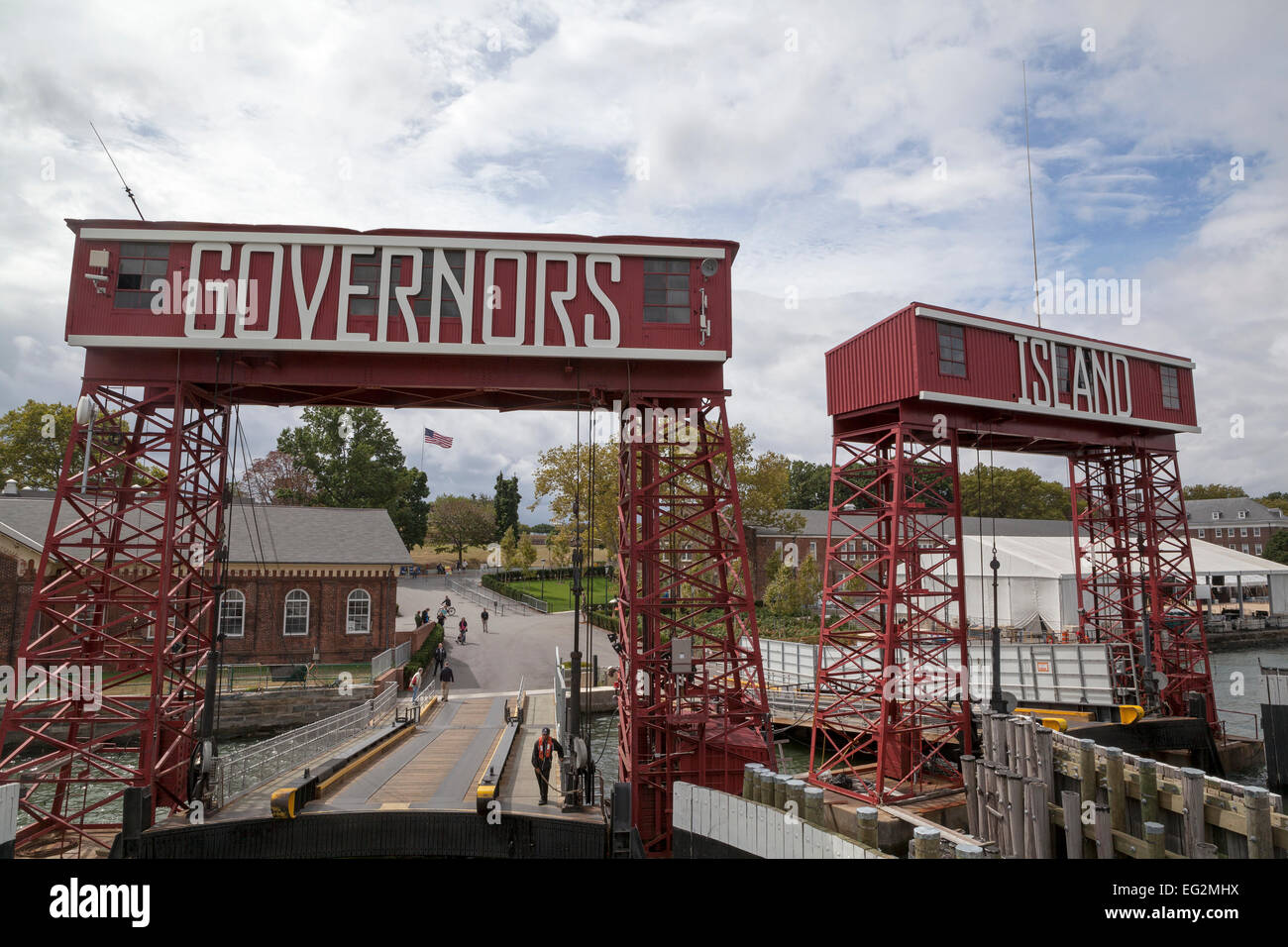 Governors Island is a ferry ride away in New York City Stock Photo - Alamy