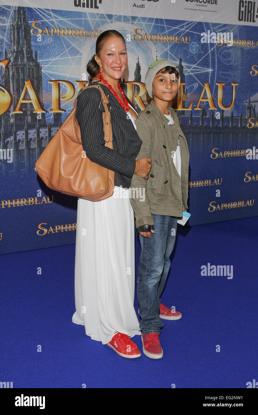 Premiere of Saphirblau at Mathaeser Filmpalast Featuring: Allegra ...