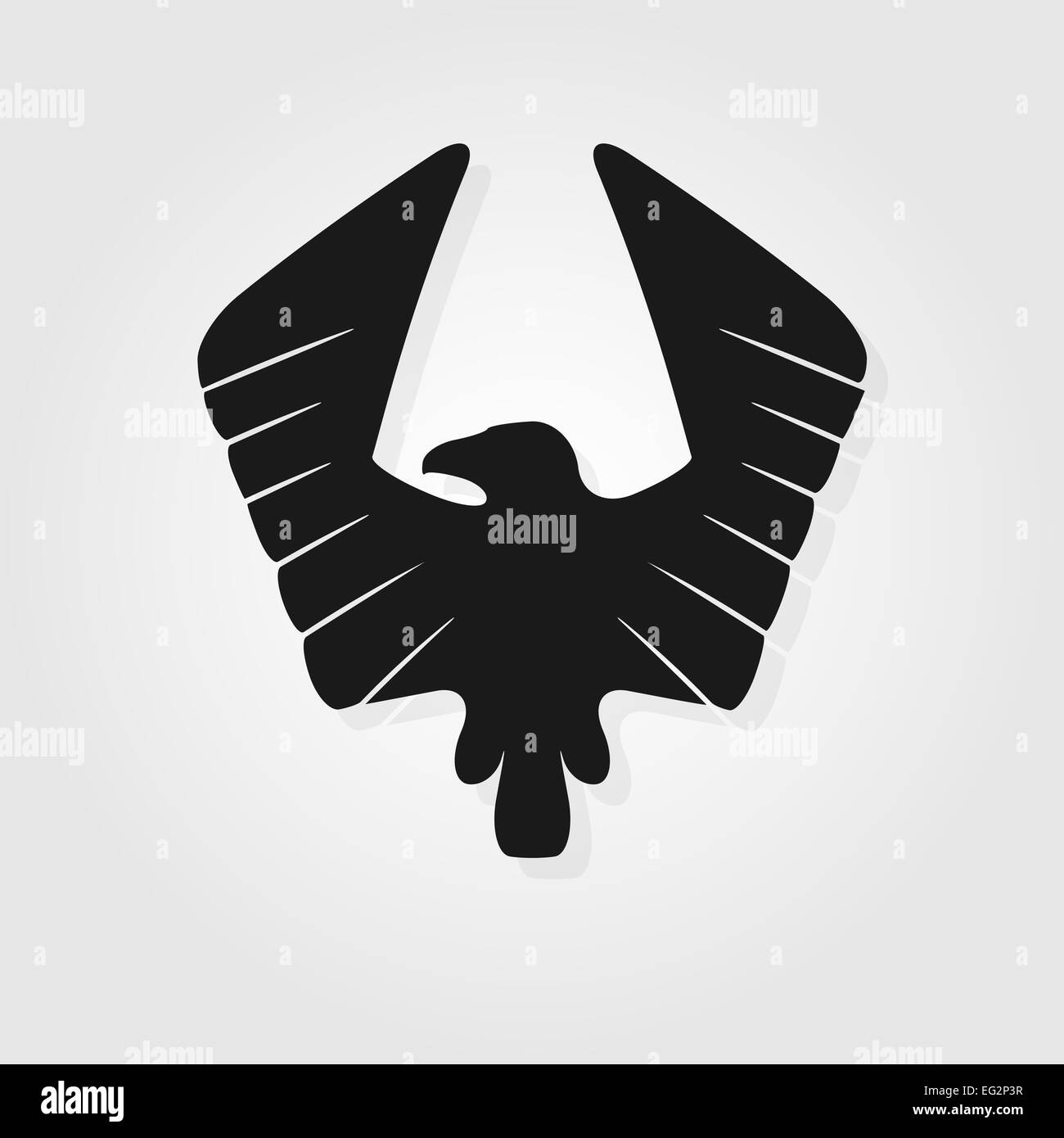 Eagle symbol - vector illustration Stock Photo - Alamy