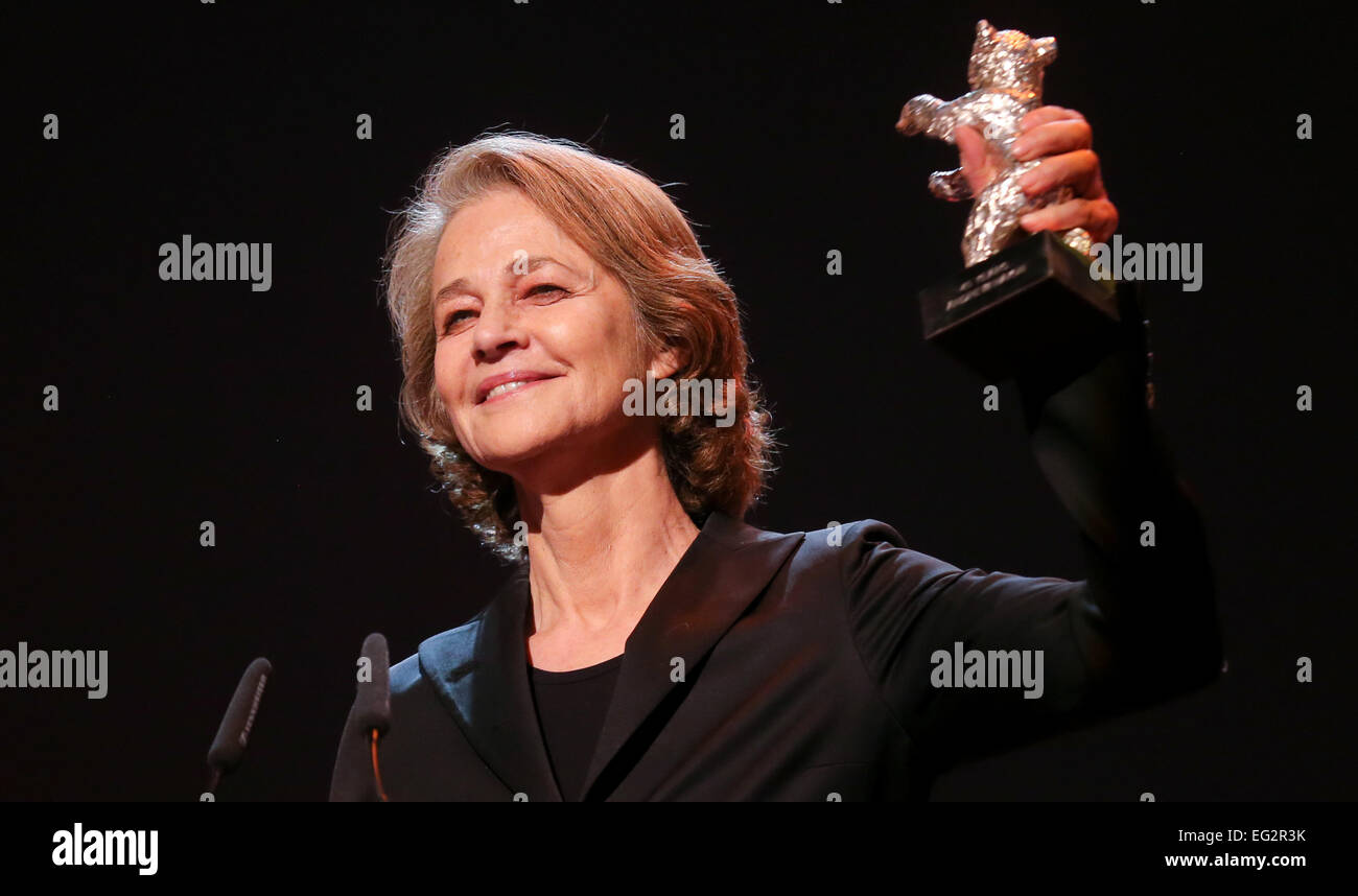 Berlin, Germany. 14th Feb, 2015. British Actress Charlotte Rampling ...