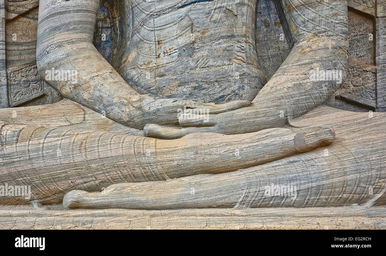 Gal Vihara, 12th Century Rock Temple Of The Buddha Situated In The ...