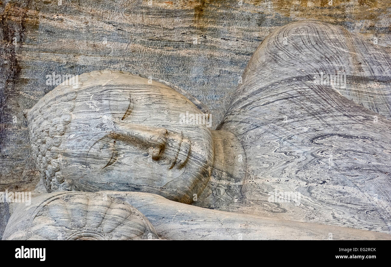 Gal Vihara, 12th Century Rock Temple Of The Buddha Situated In The ...