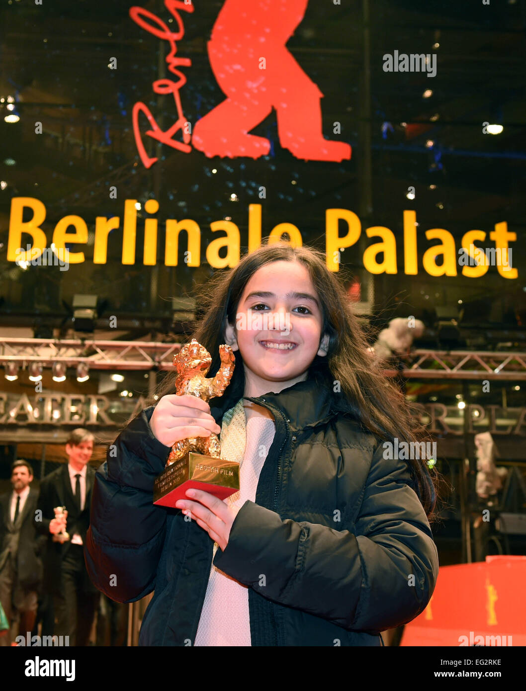 Berlin, Germany. 14th Feb, 2015. The niece of director Jafar Panahi ...