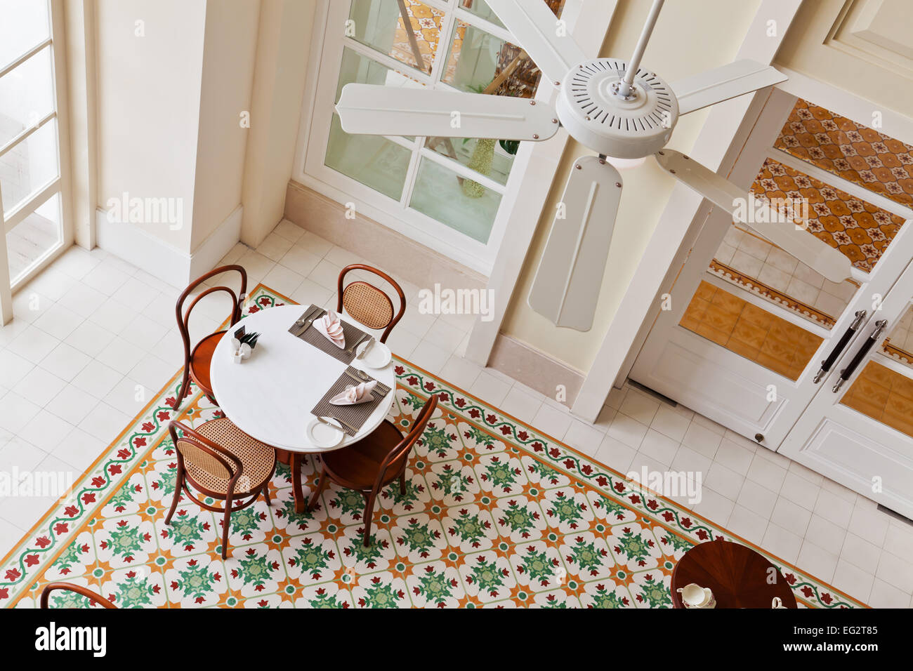 Interior of a restaurant Stock Photo - Alamy