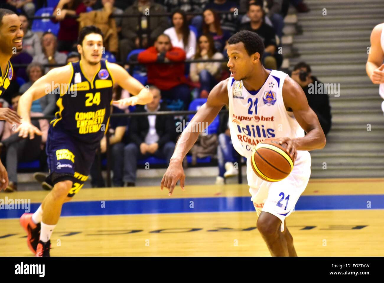 Ploiesti, Romania ROU. 14th Feb, 2015. Jermain Jonte Flowers #21 of CSU ...