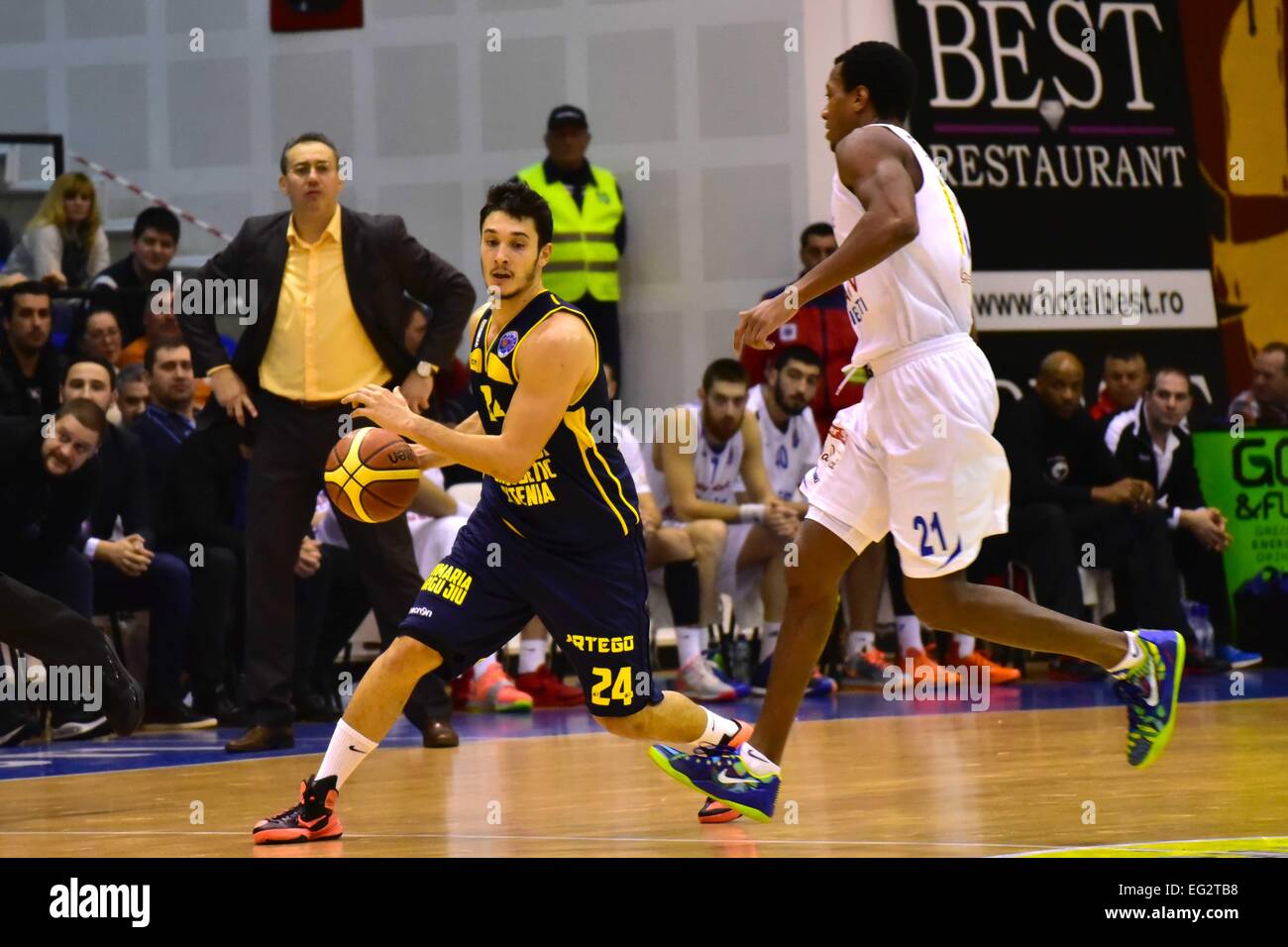 Ploiesti, Romania ROU. 14th Feb, 2015. Jermaine Jonte Flowers #21 of ...