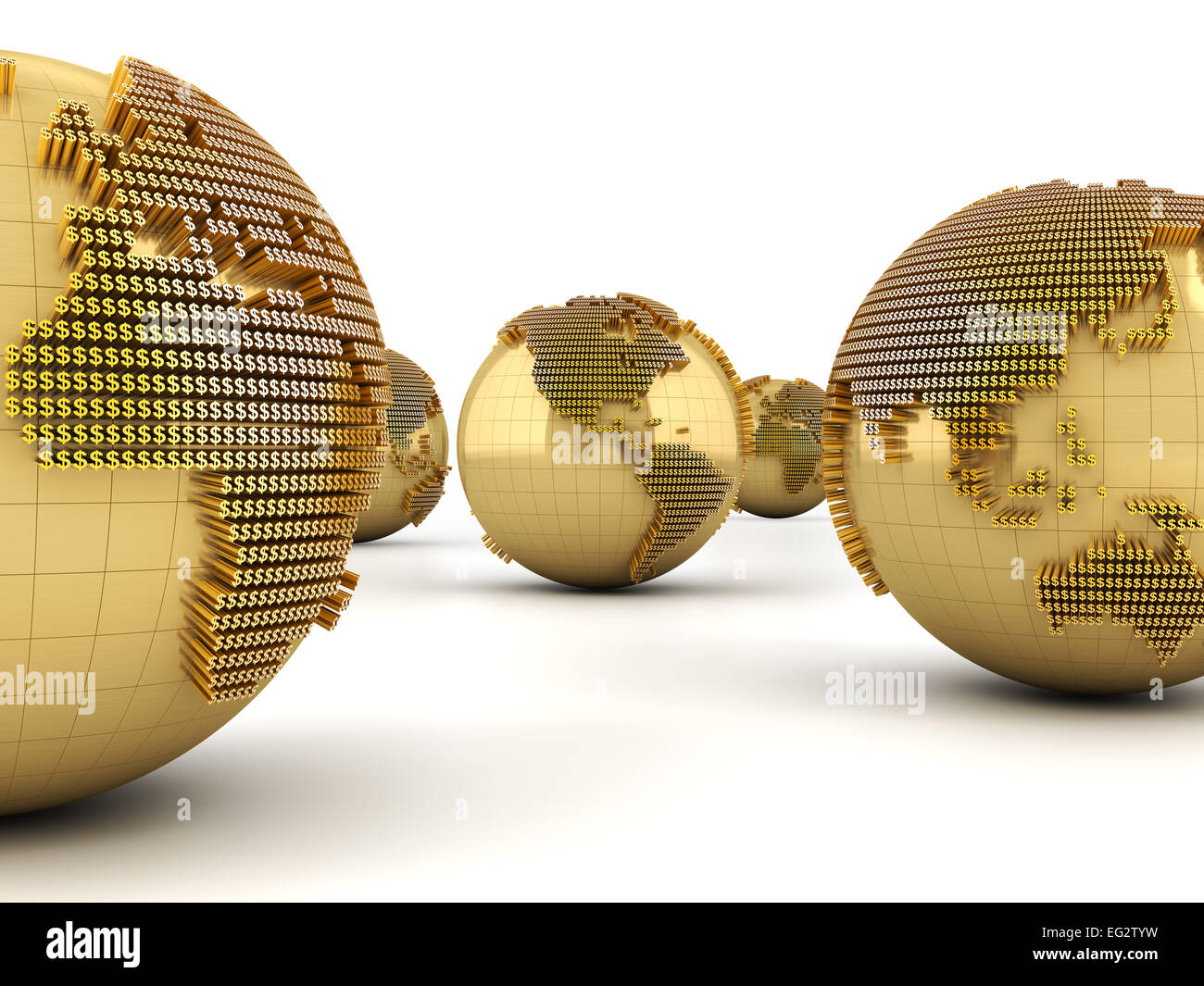 Money world concept Stock Photo - Alamy