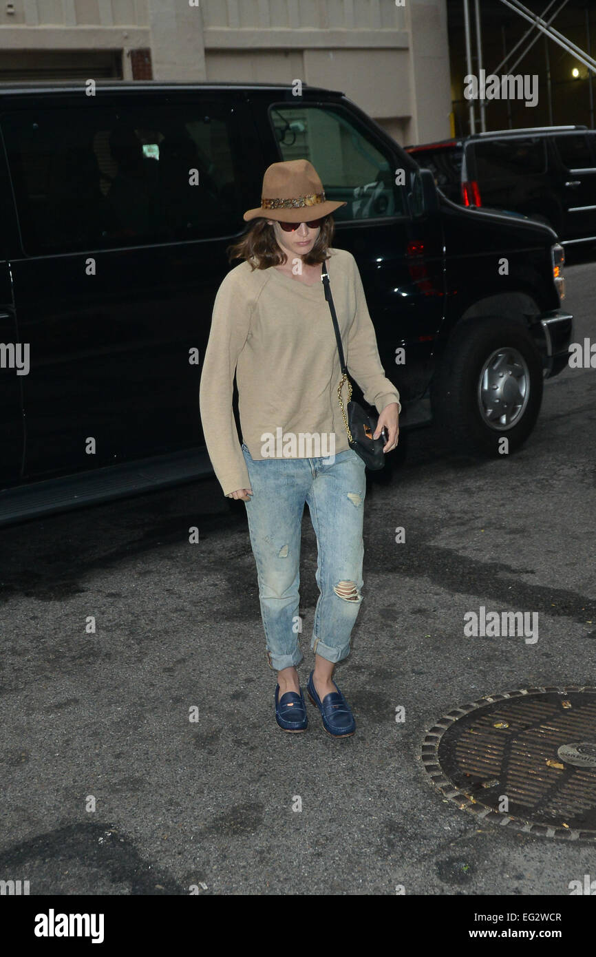 Lizzie Caplan out and about in New York Featuring: Lizzie Caplan Where ...