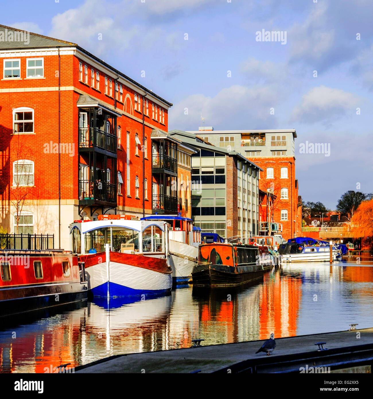barge, barges, basin, boat, boats, british, diglis, england, english ...