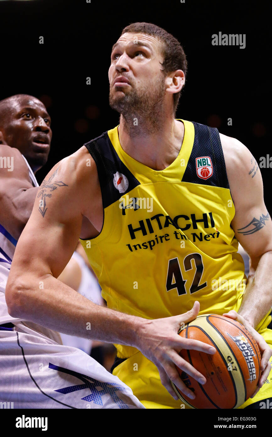 nd Yoyogi Gymnasium, Tokyo, Japan. 14th Feb, 2015. Josh Heytvelt ...