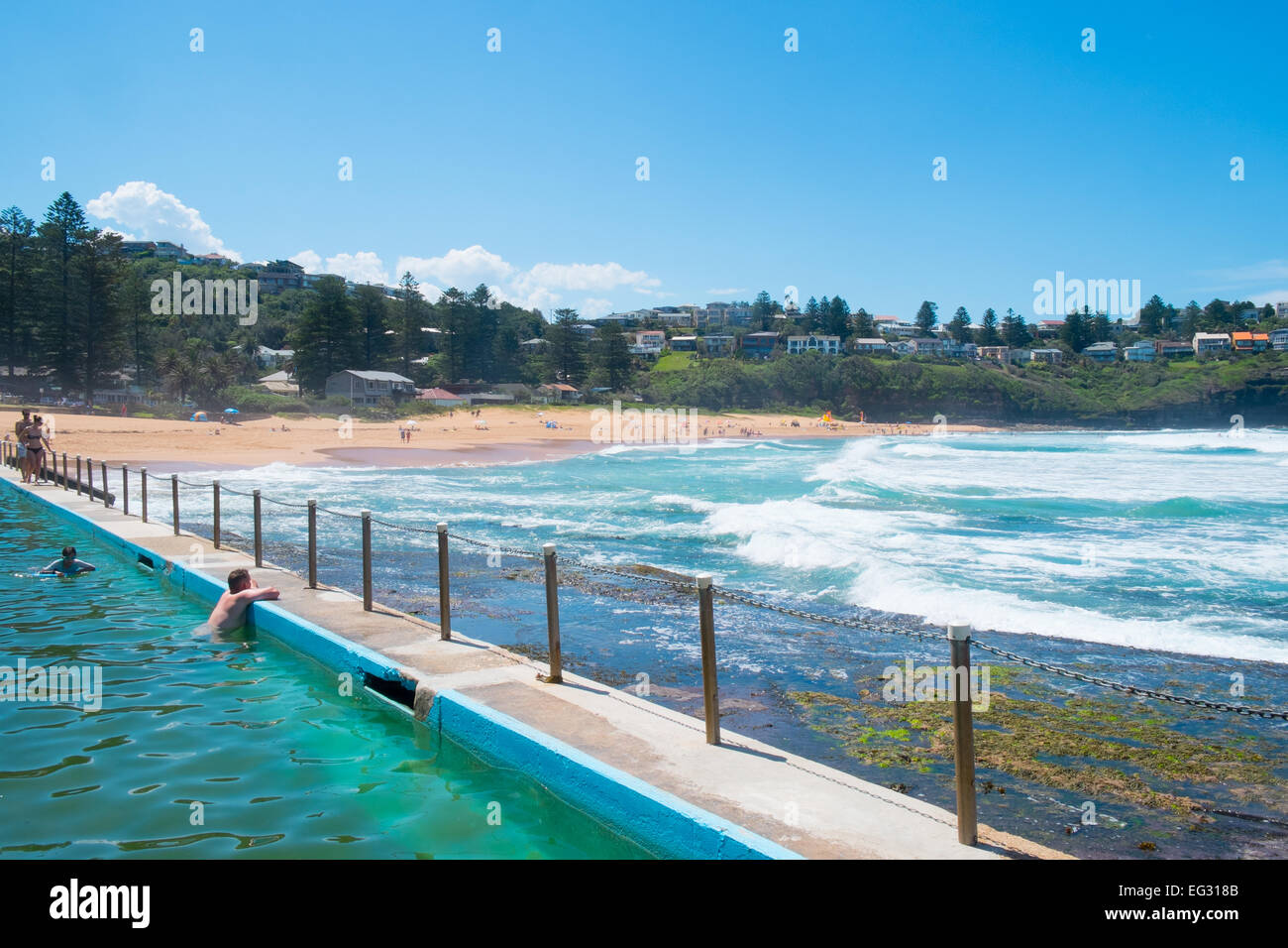 Bilgola beach one of Sydney's famous northern beaches,new south wales ...
