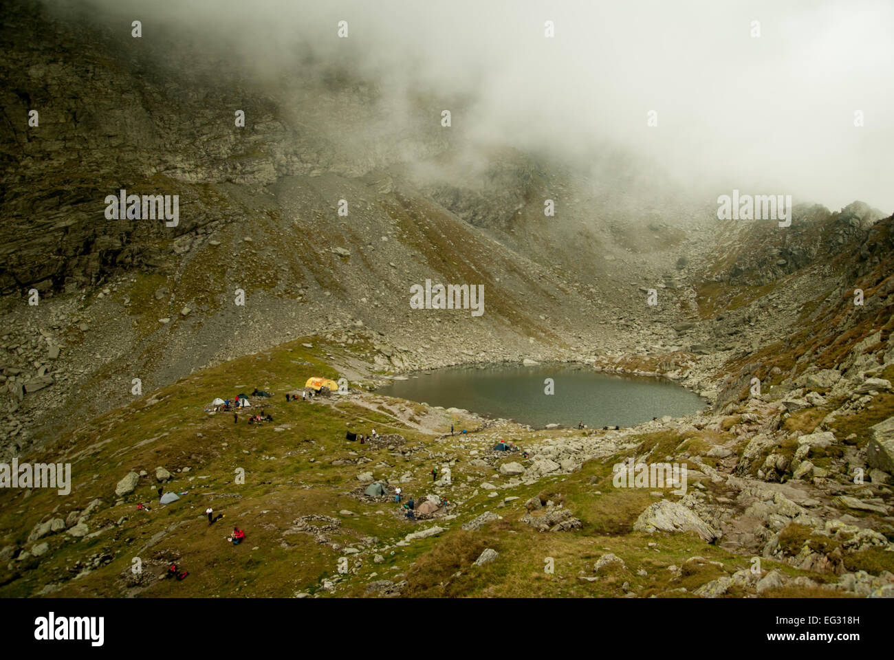 Negoiu is the second highest peak in Romania (2535 m Stock Photo - Alamy