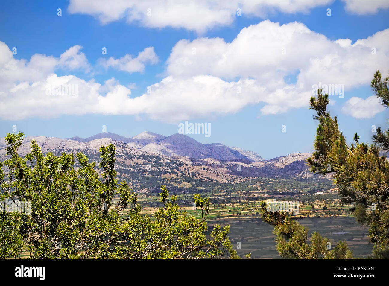 Landscape: plateau in the mountains of Crete, Greece Stock Photo - Alamy