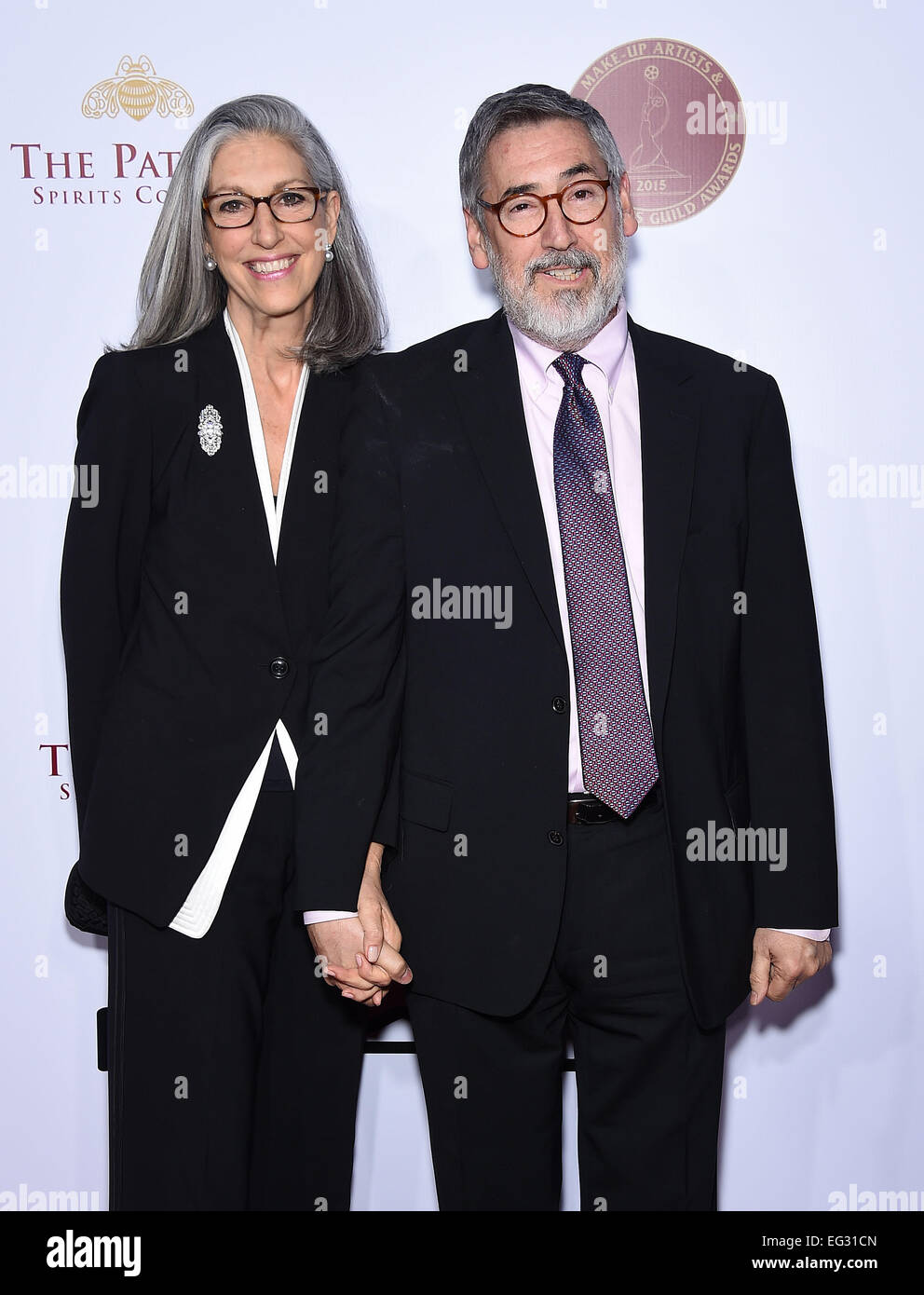 Hollywood, California, USA. 14th Feb, 2015. John Landis & Deborah ...