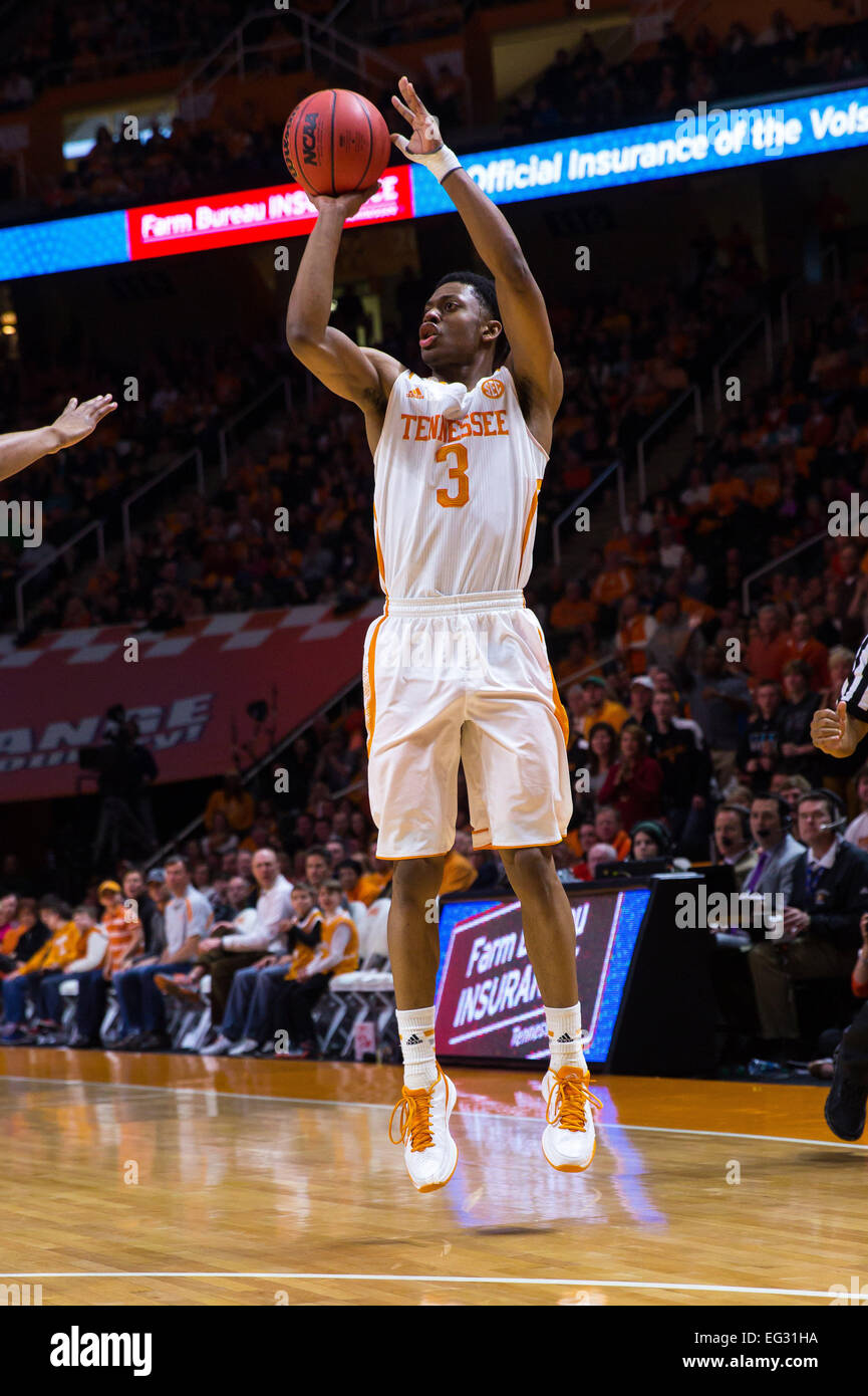 Knoxville, TN, USA. 14th Feb, 2015. Robert Hubbs III #3 of the ...