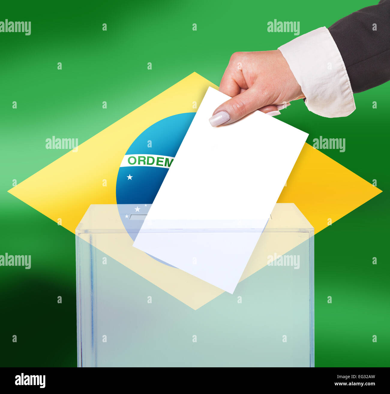 Brazil voting hi-res stock photography and images - Alamy
