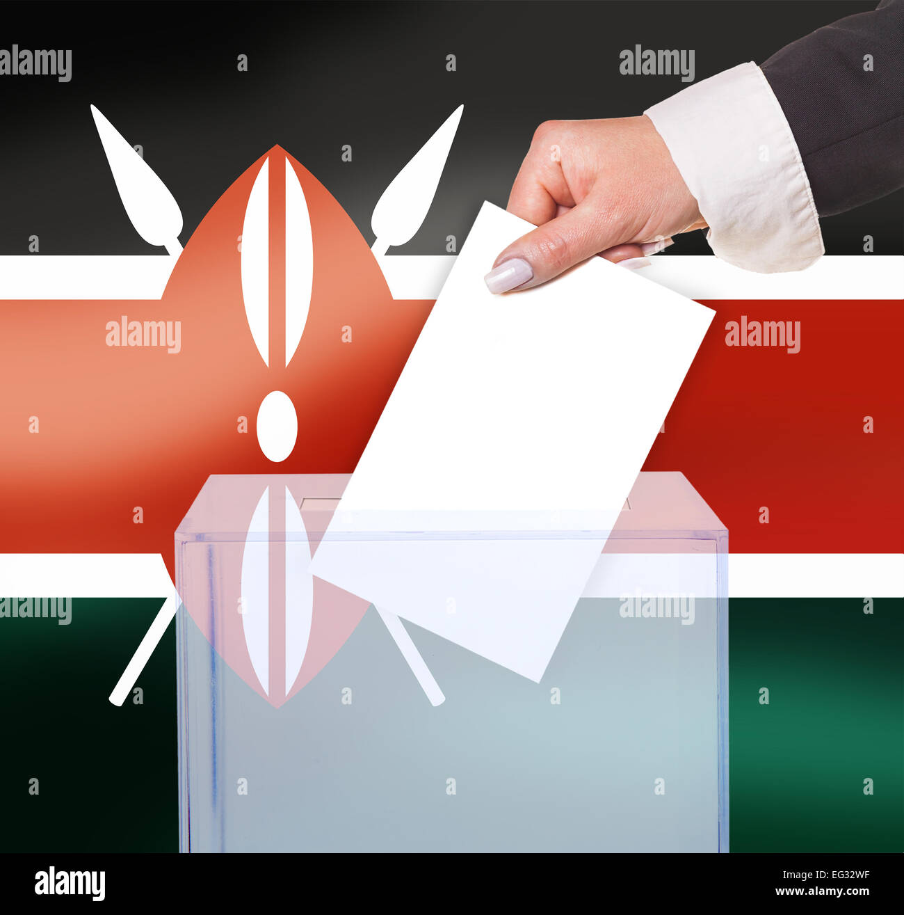 Kenya flag politics hi-res stock photography and images - Alamy