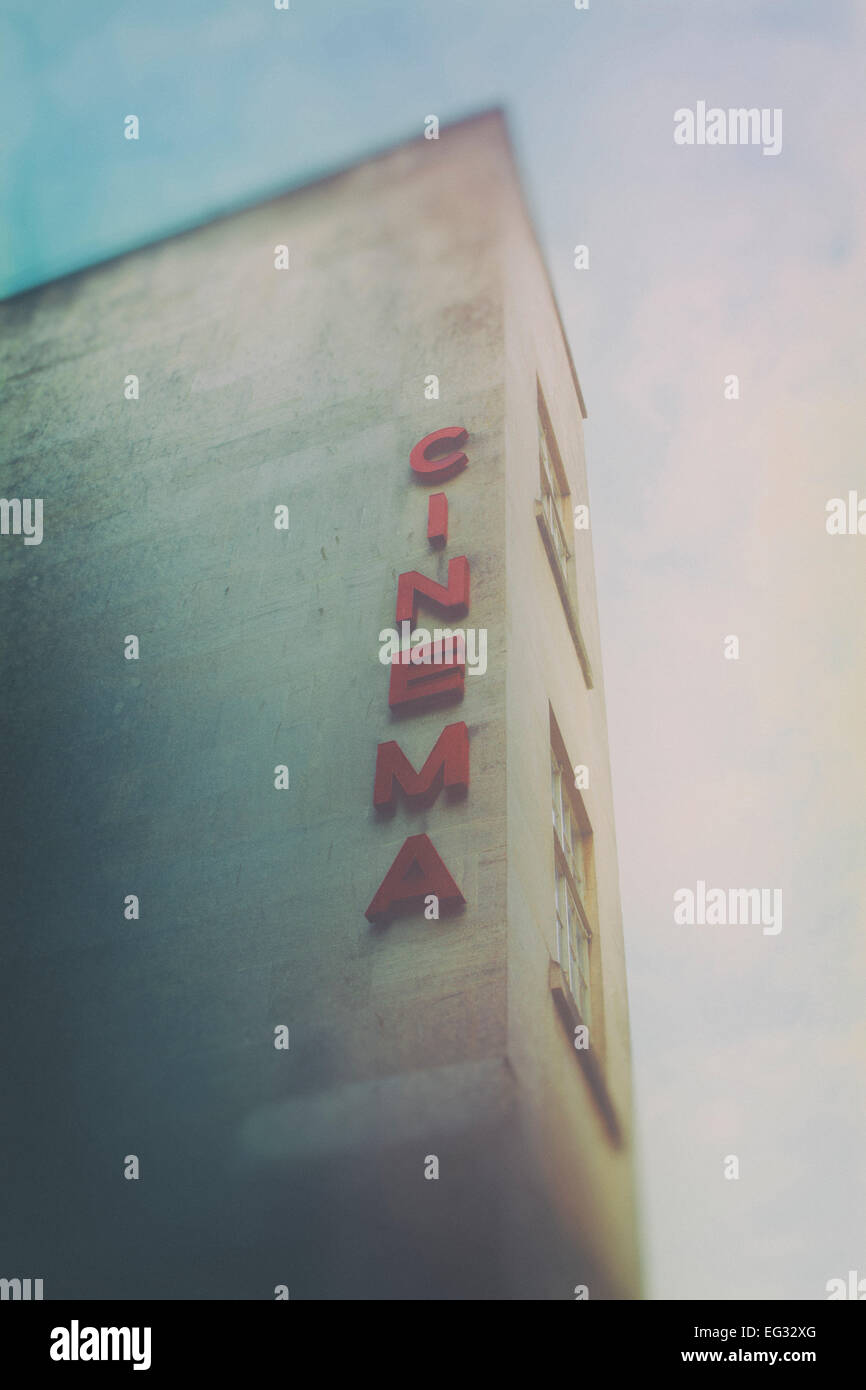 Cinema letters hi-res stock photography and images - Alamy