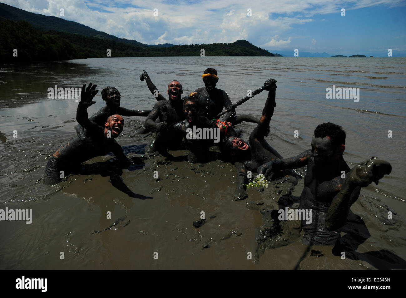 Rio de Janeiro, Brazil. 14th Feb, 2015. The traditional carnival group ...