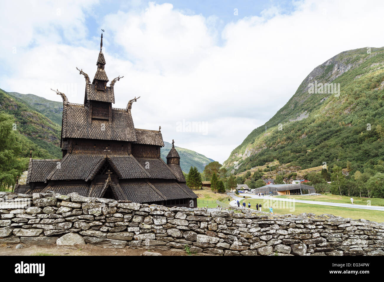Borgund Stave Church, near Laerdal, Norway Stock Photo - Alamy