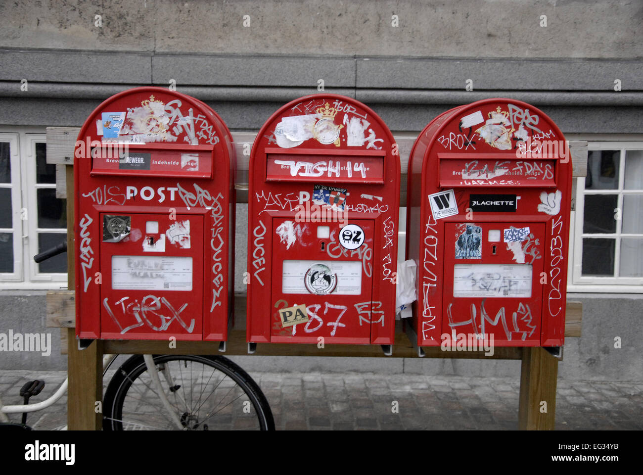 Post boxes copenhagen denmark hi-res stock photography and images - Alamy