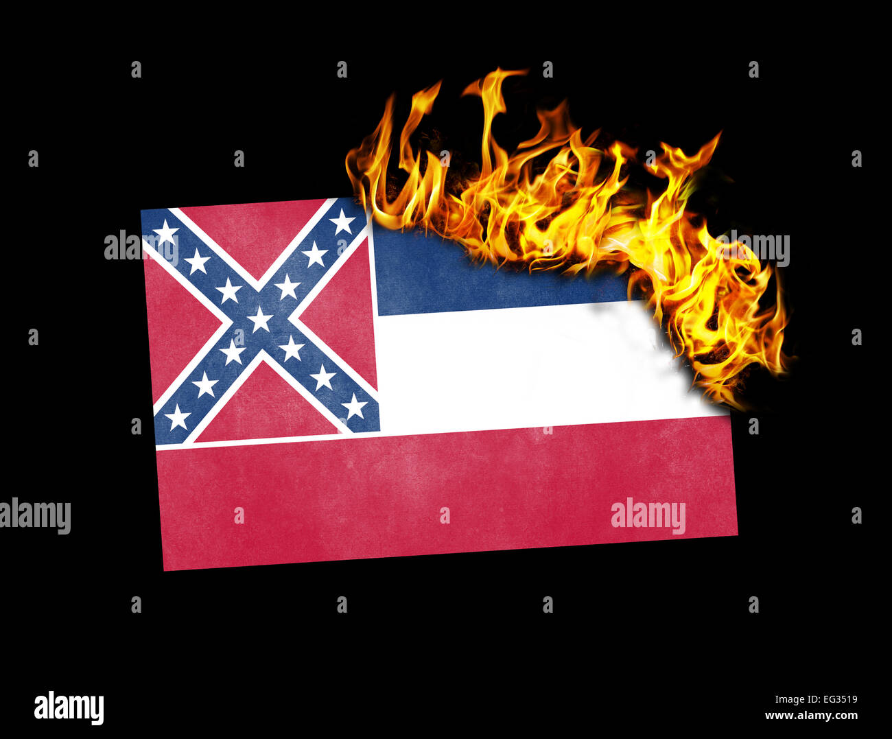 Burn us flag night hi-res stock photography and images - Alamy