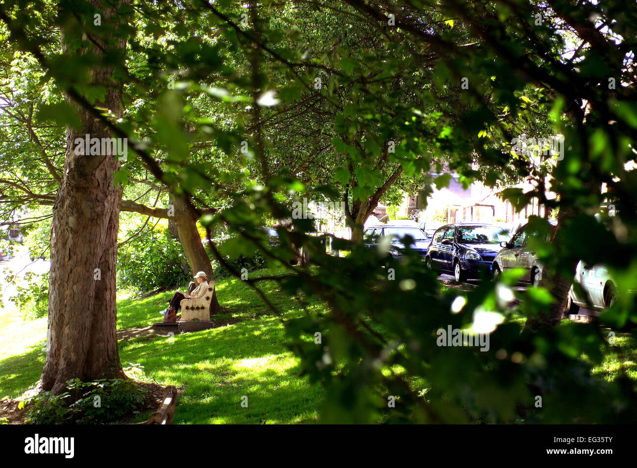 Northumberland rothbury village hi-res stock photography and images - Alamy