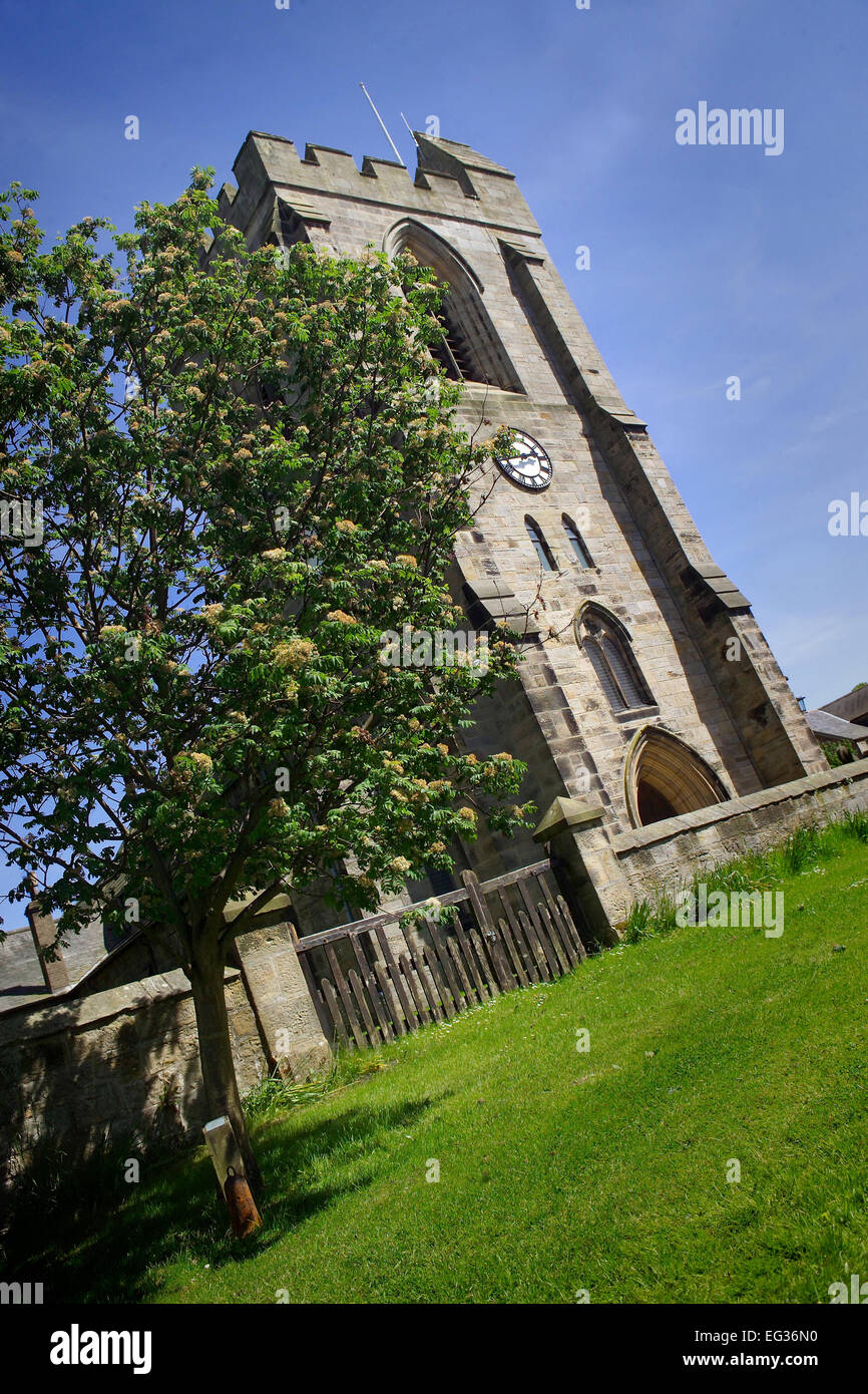 All Saints church, Rothbury, Northumberland Stock Photo - Alamy