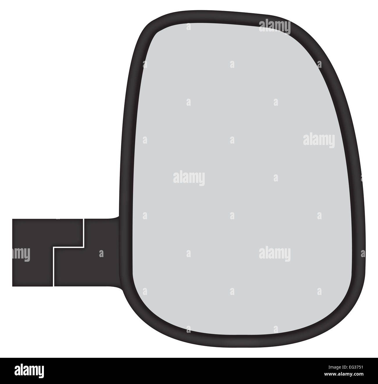 A truck or van side mirror isolated on a white background Stock Photo ...