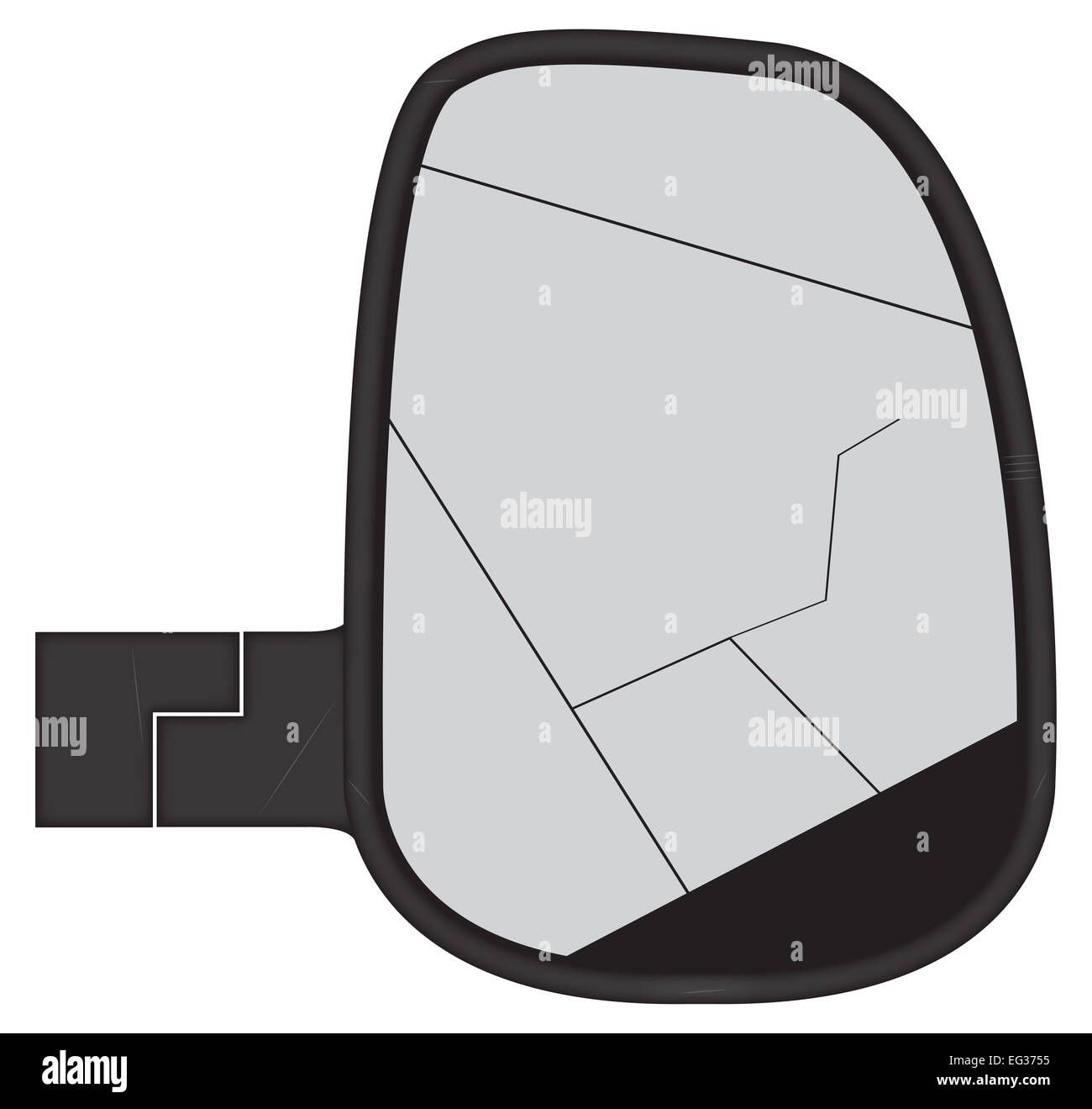 Cracked rear view Cut Out Stock Images & Pictures - Alamy