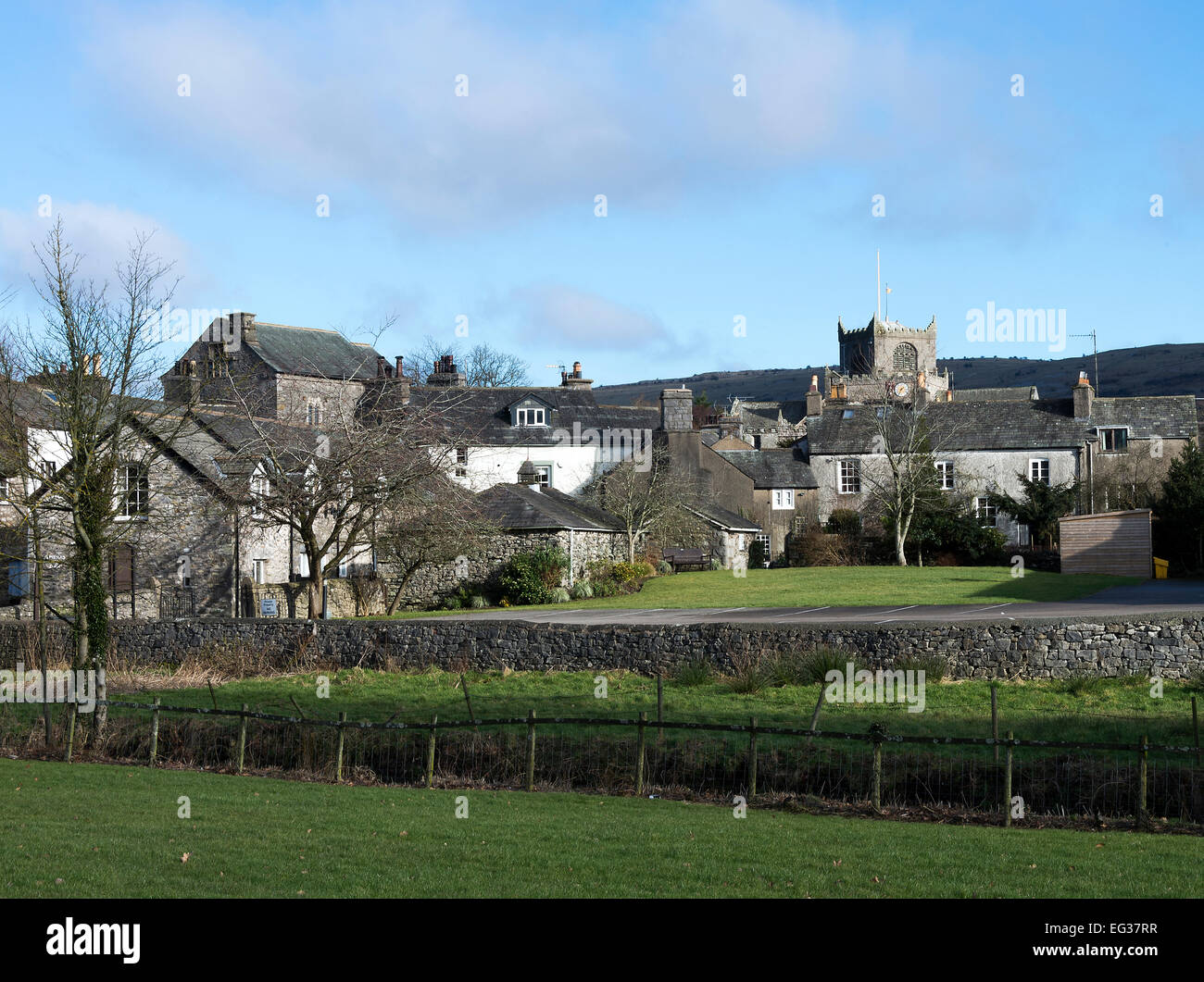 The Lovely Village of Cartmel with the Beautiful Cartmel Priory Church ...