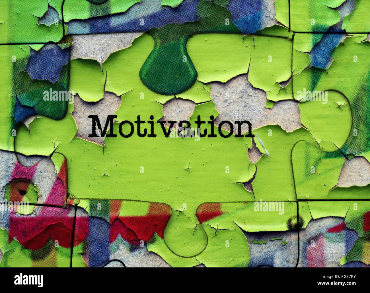 Motivation puzzle concept Stock Photo - Alamy