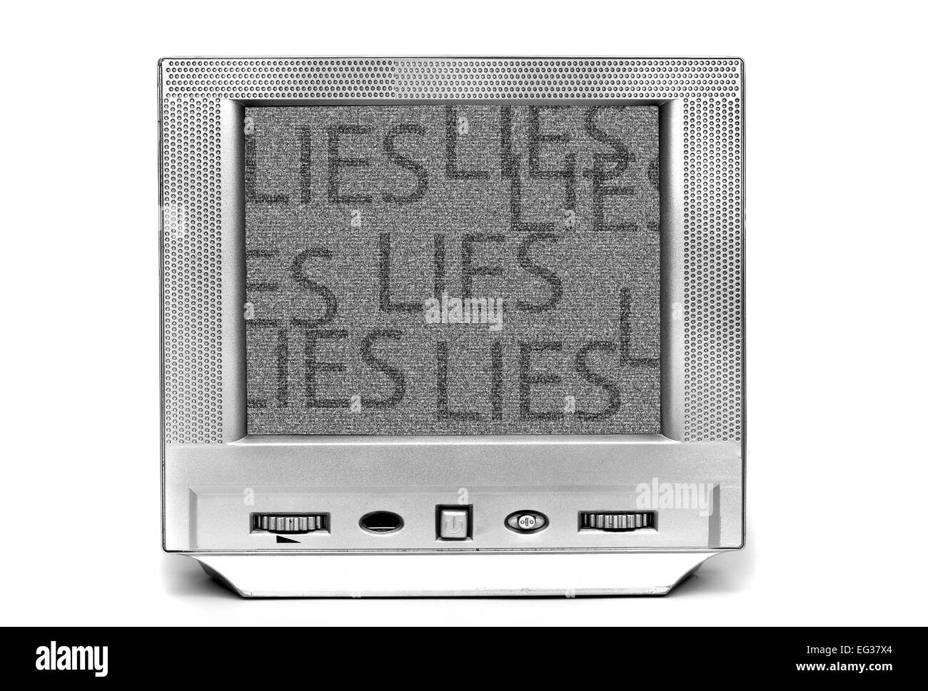 Lies on TV Stock Photo - Alamy