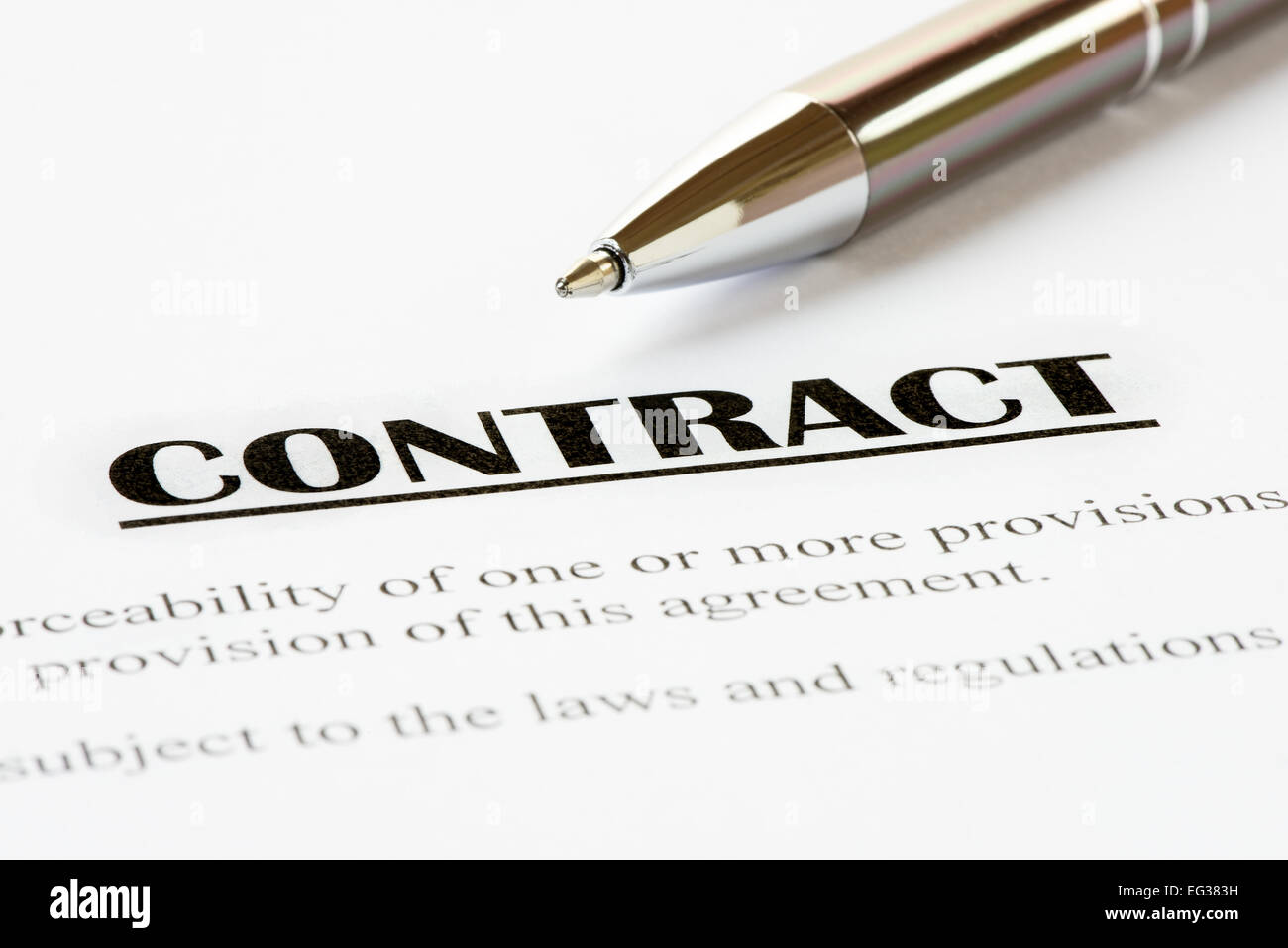 Ready to sign a contract hi-res stock photography and images - Alamy